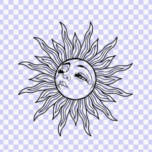 Sun Face Svg Download, Summer Sun, Download Clip Art, Cricut Digital ...