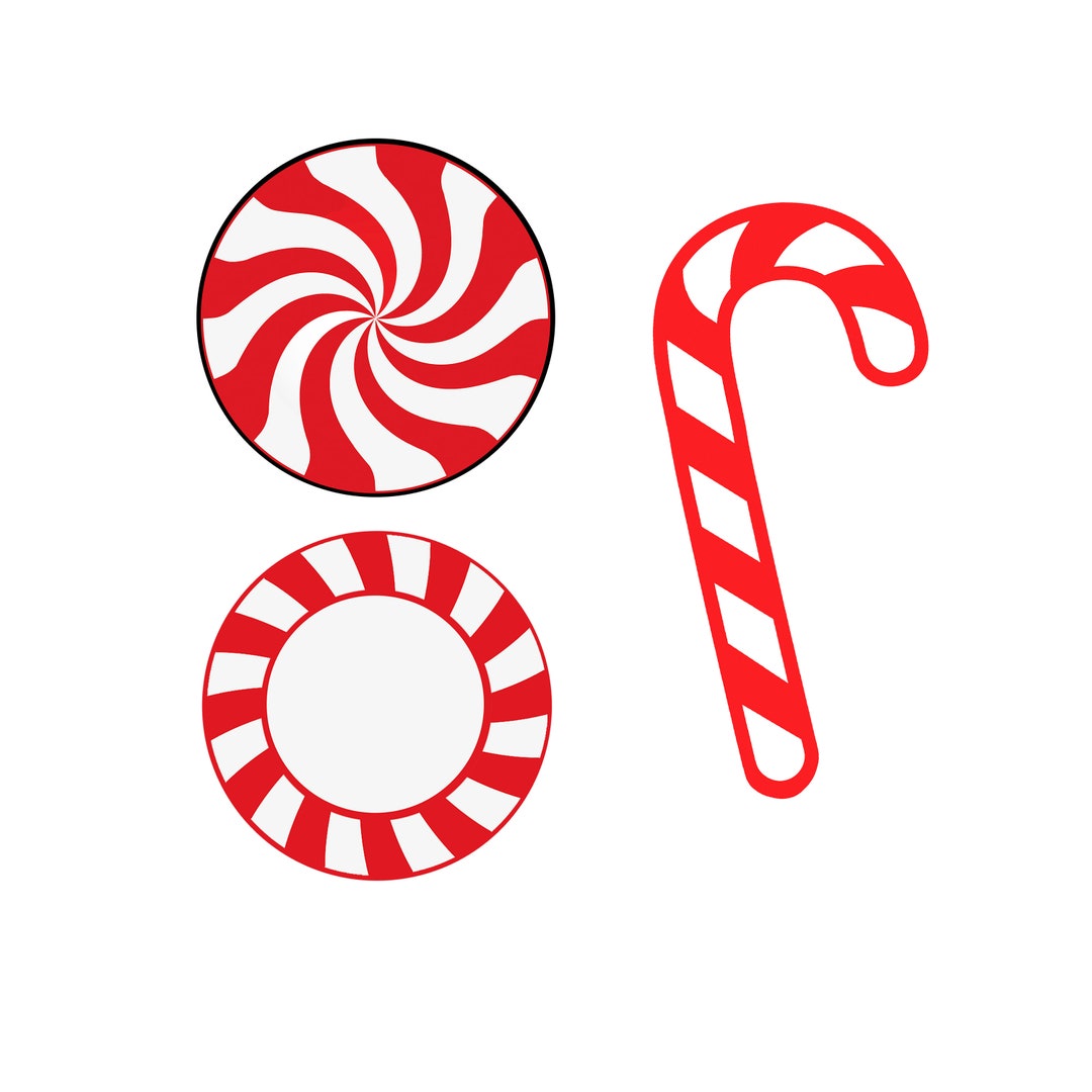 Peppermint Candy SVG Bundle Download, SVG PNG Cut File, Christmas ...