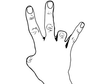 Shocker Hand Symbol Svg Shocker Svg Svg Files for Cricut Cut - Etsy Canada