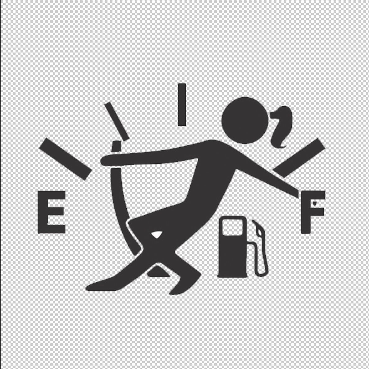 Empty Full Funny Car Girl SVG PNG Digital Download FILE - Etsy