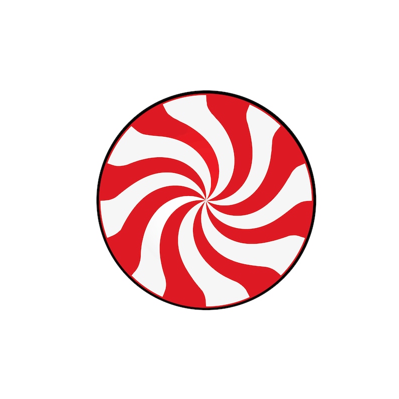Peppermint Candy Svg Download, SVG PNG Cut File, Christmas Peppermint ...