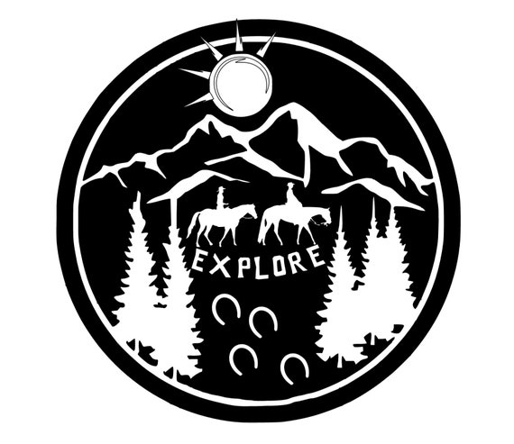 Horse Svg Png Digital Download Trail Ride Horses Outdoors | Etsy