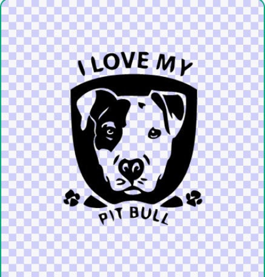 Pit Bull Digital Download Svg Png Pittie Dogs, Svg Cut File, Download ...
