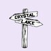 Crystal Lake Wooden Sign SVG, Instant Digital Download, Hiking Sign Svg ...