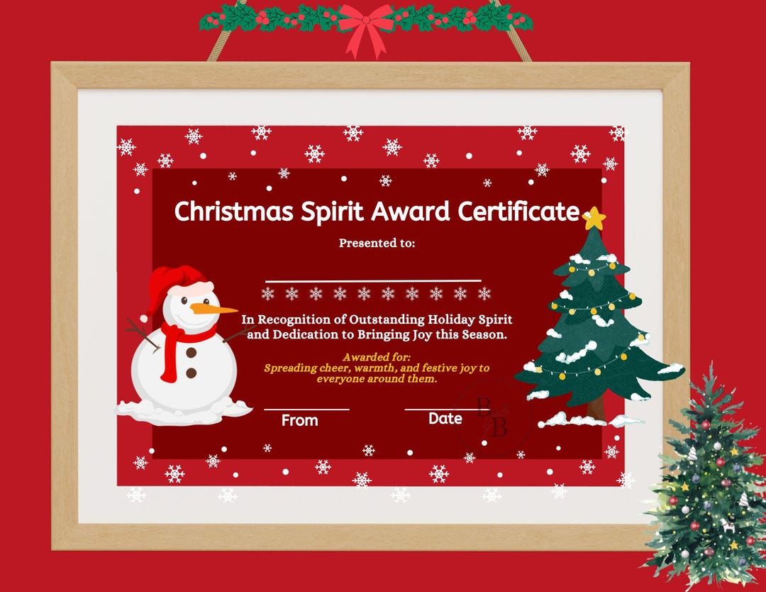 Best Christmas Spirit Award, Christmas Spirit, Holiday Employee ...
