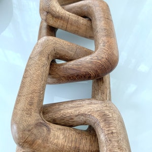 Large Wood Chain and Garland With Tassels, Garland and Wood Chain ...