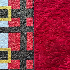 Santa Suit Quilt 58”x72” - Etsy