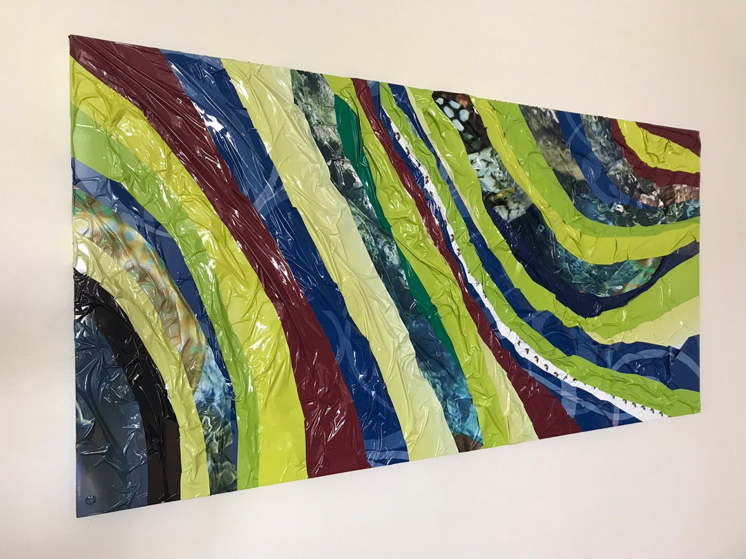 Abstract Relief Art, Raw Wall Art, Waves Wall Sculpture - Miami 2018 - Etsy