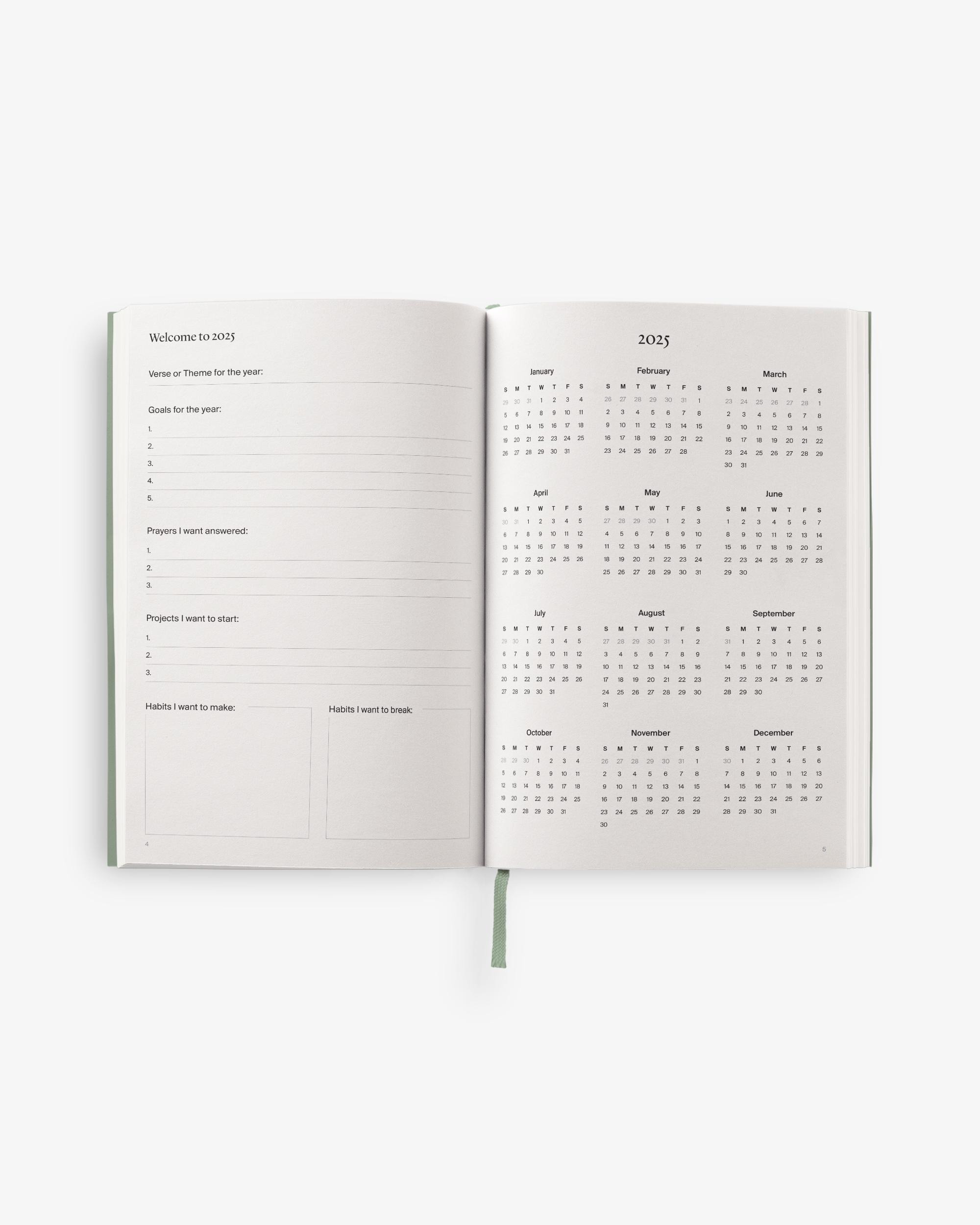 2025 Christian Planner, Day Planner, Sermon Notes, Life Planner, Habit ...