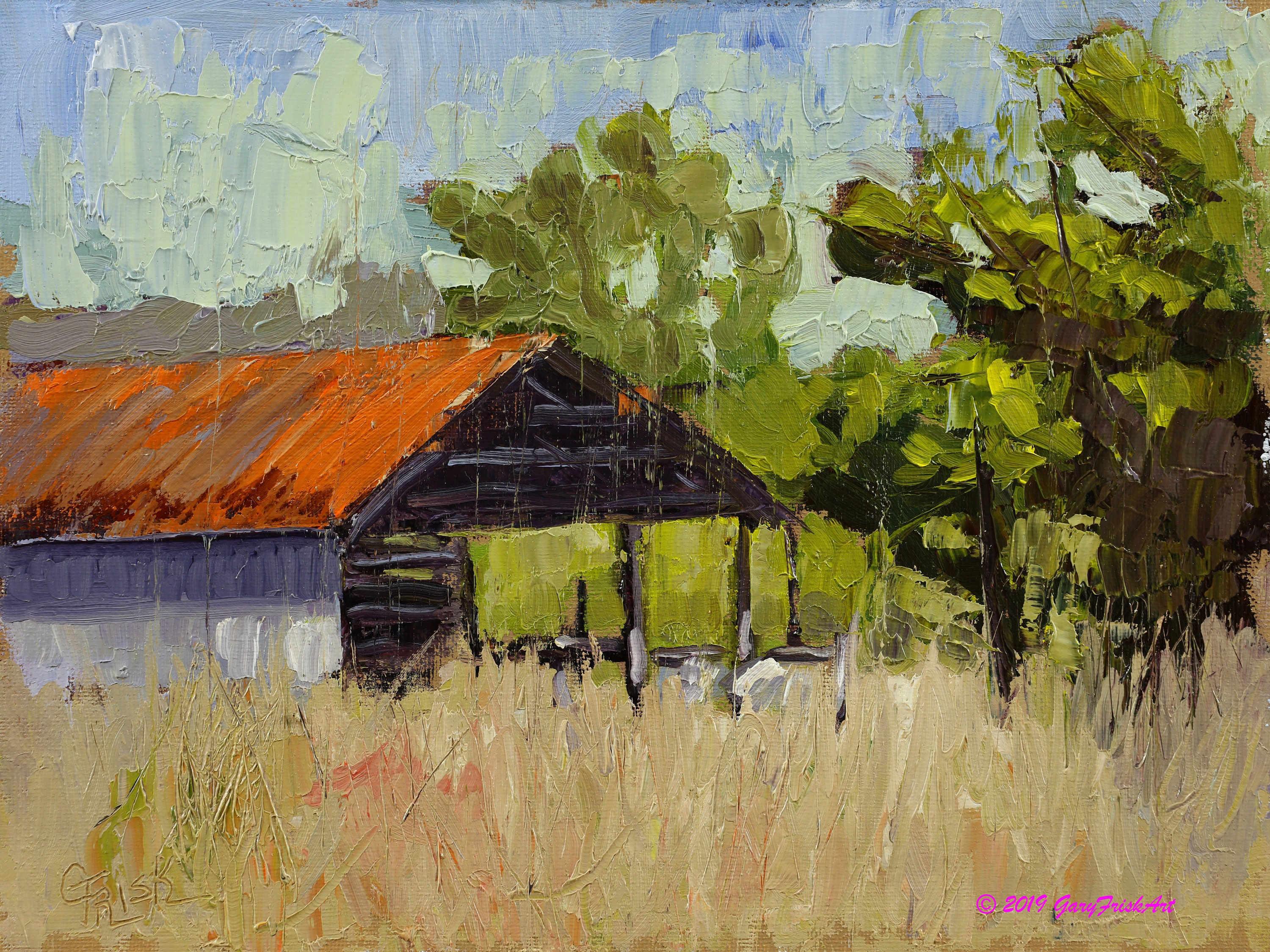 Original Oil Painting - Old Shed Obscura - Etsy