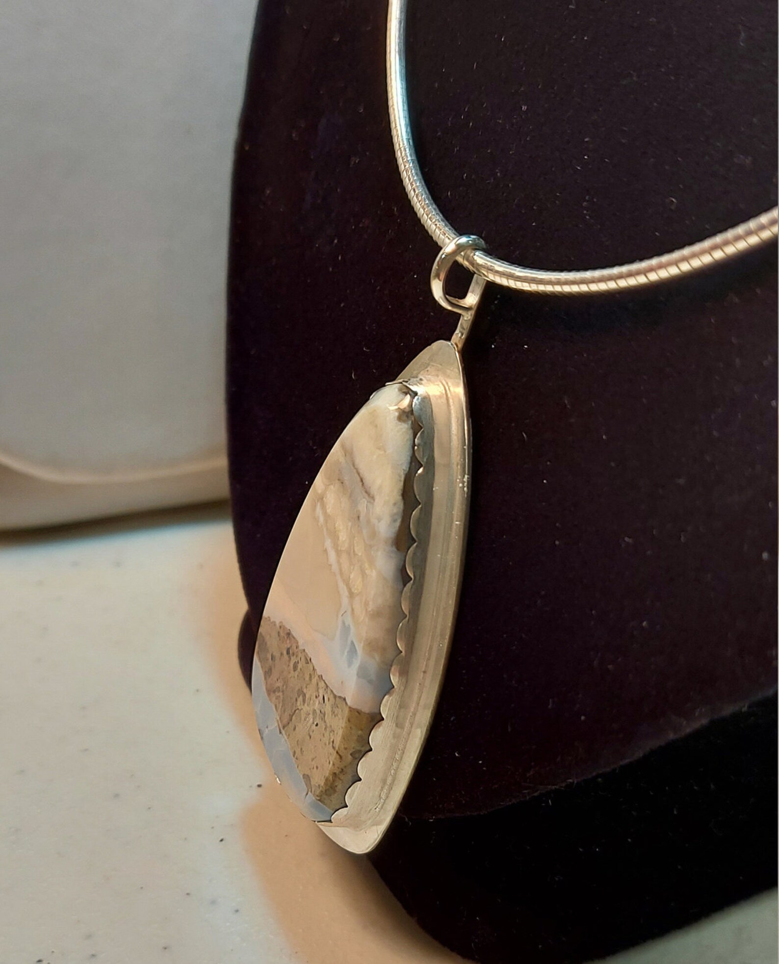 Arizona Opal Multicolored Picture Stone in Sterling Silver - Etsy UK