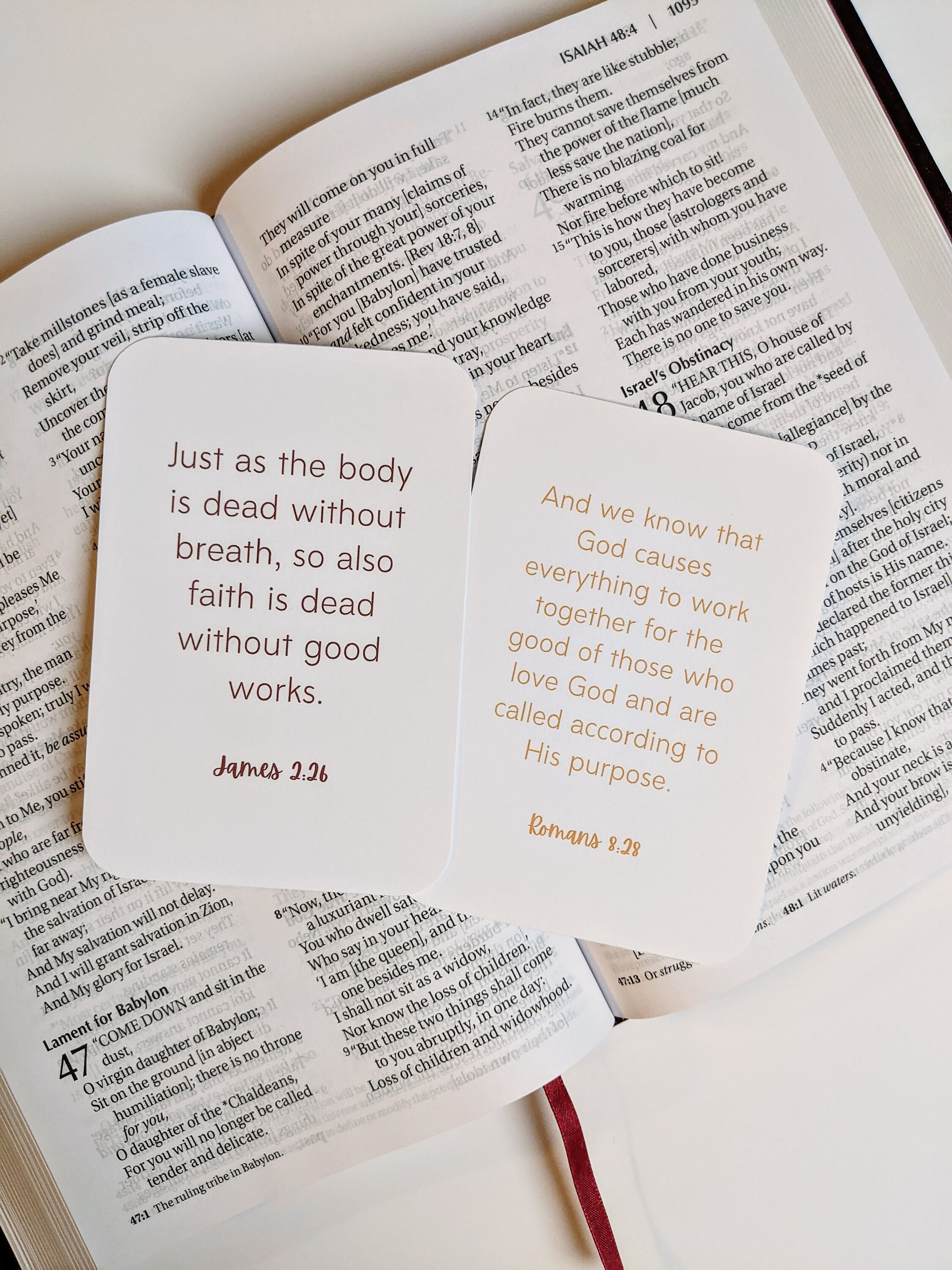 Printed Scripture Cards Fruit of the Spirit Loving God and Others - Etsy
