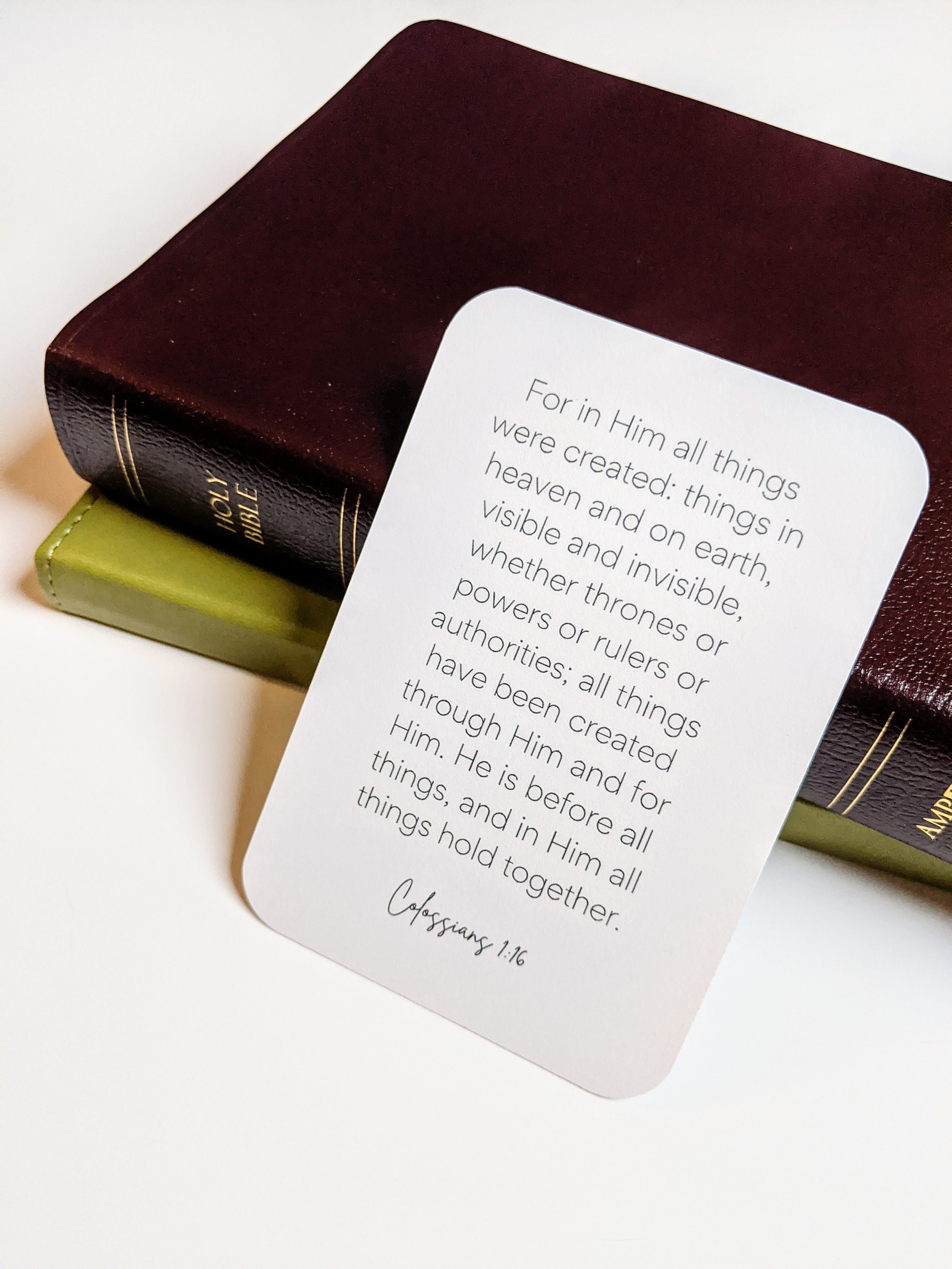 Custom Scripture Cards - Etsy