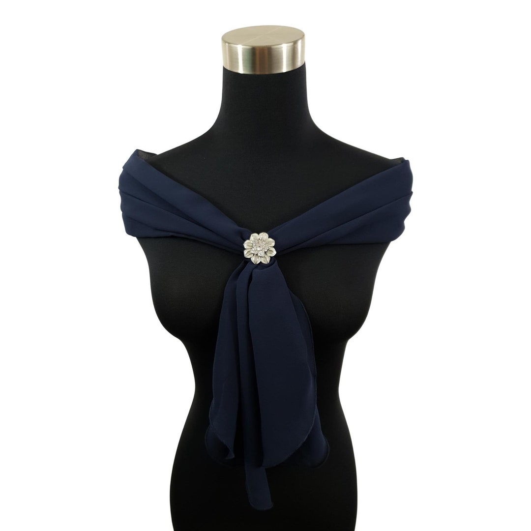 Neck Scarf for Women Sheer Lightweight Chiffon Skinny Neckerchief With ...