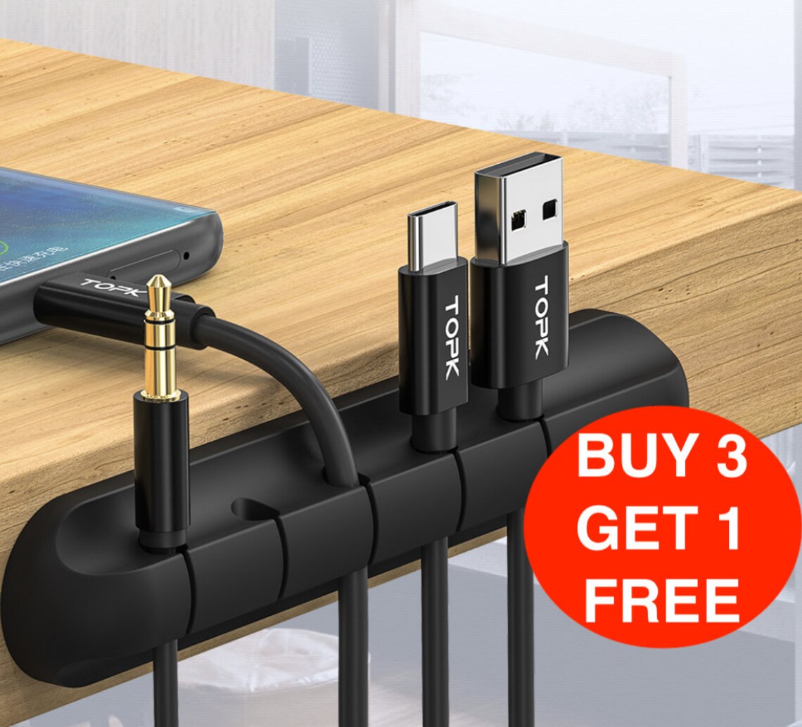 Cable Organiser Cable Clips Cable Holder Silicone Cable - Etsy UK