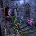 Hand Painted Vampire Castle Scene: the Awakened Vampire - Etsy