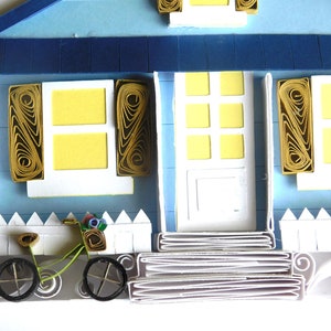 Beach House Quilled Art - Etsy