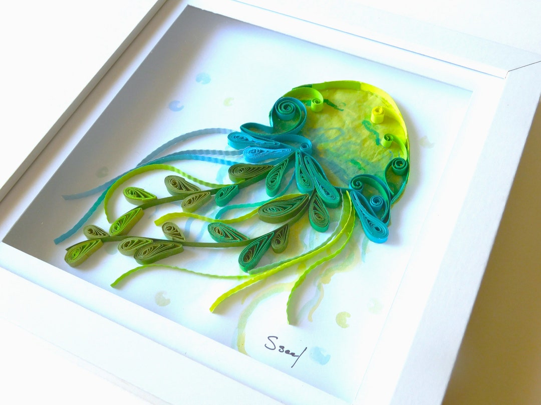 Jelly Fish Quilled Art - Etsy