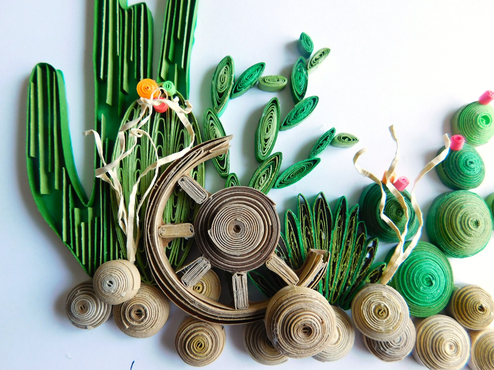 South West Desert Scene/quilled Art - Etsy