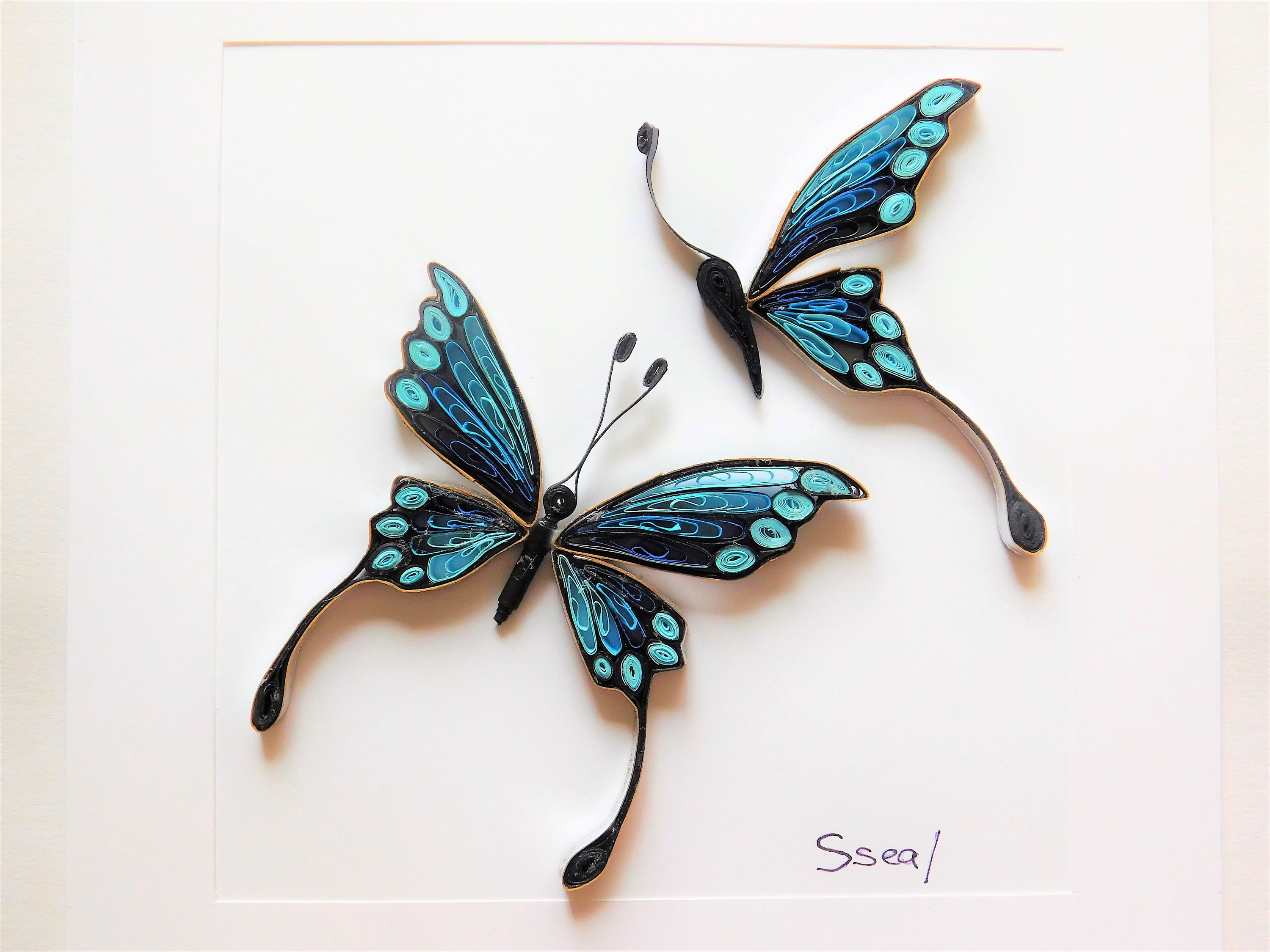 Simple Butterfly Quilling Designs