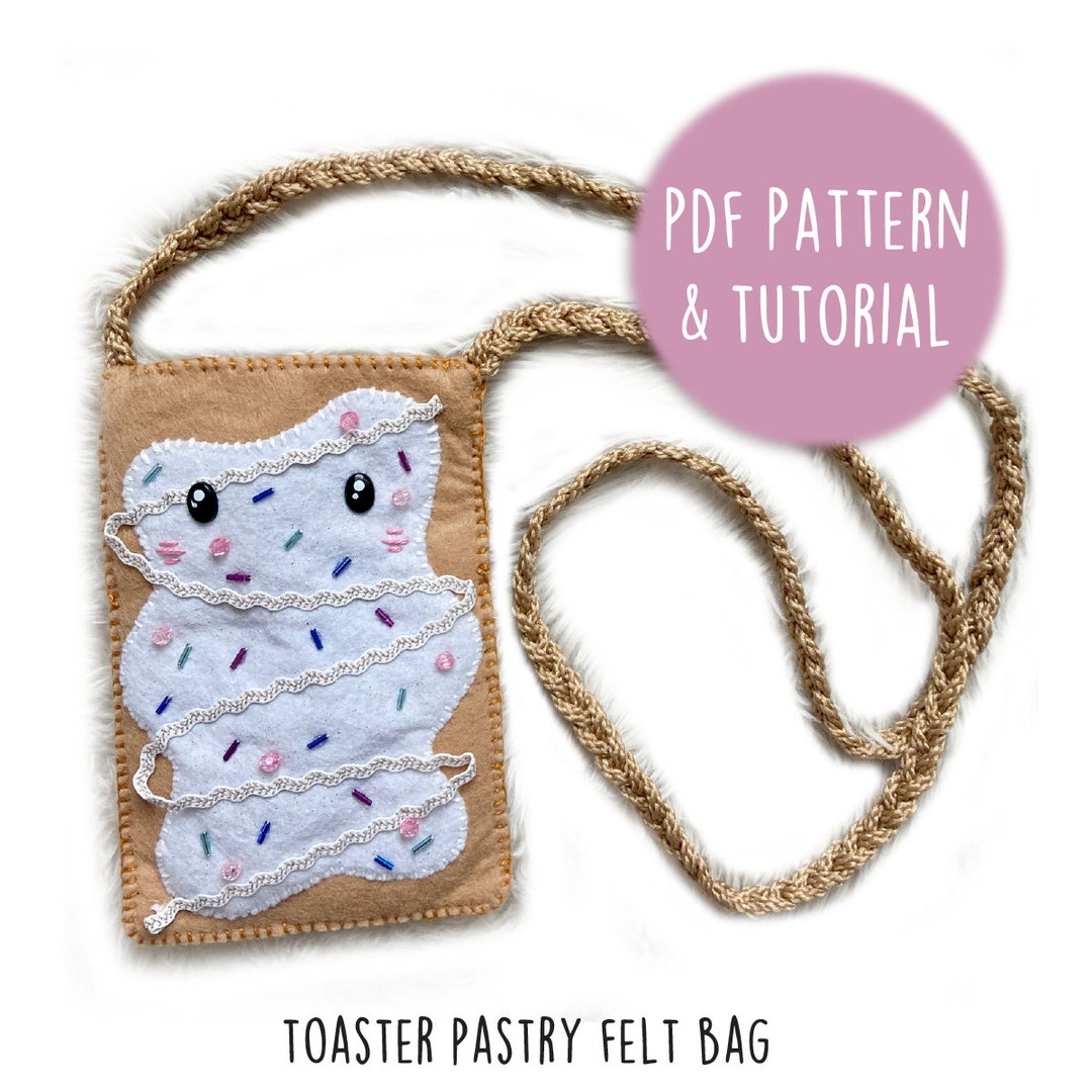 Felt Food, Felt Pattern, Felt Food Pattern, PDF Felt Pattern, Toaster ...