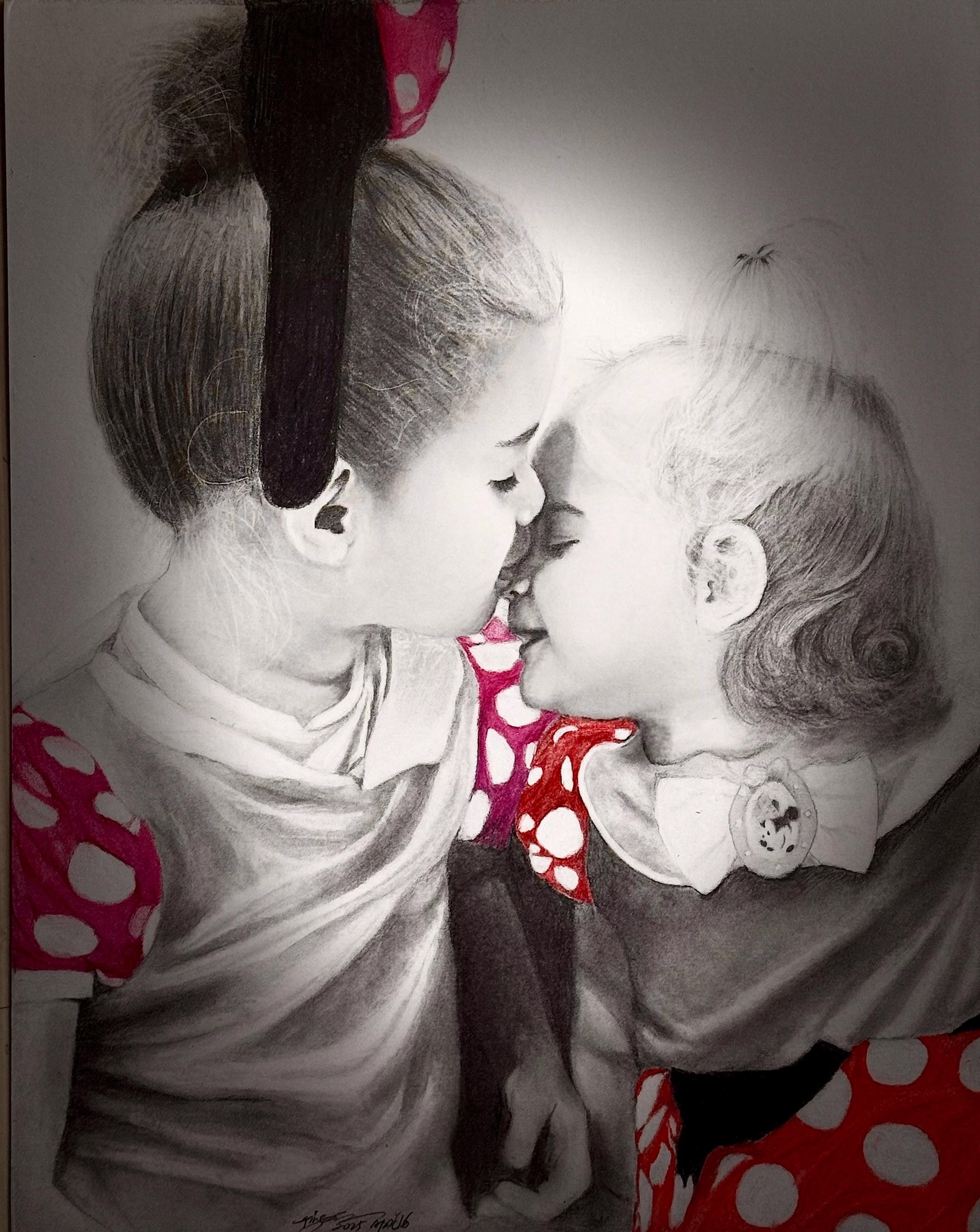 Custom Portrait Pencil Drawing Commission - Etsy