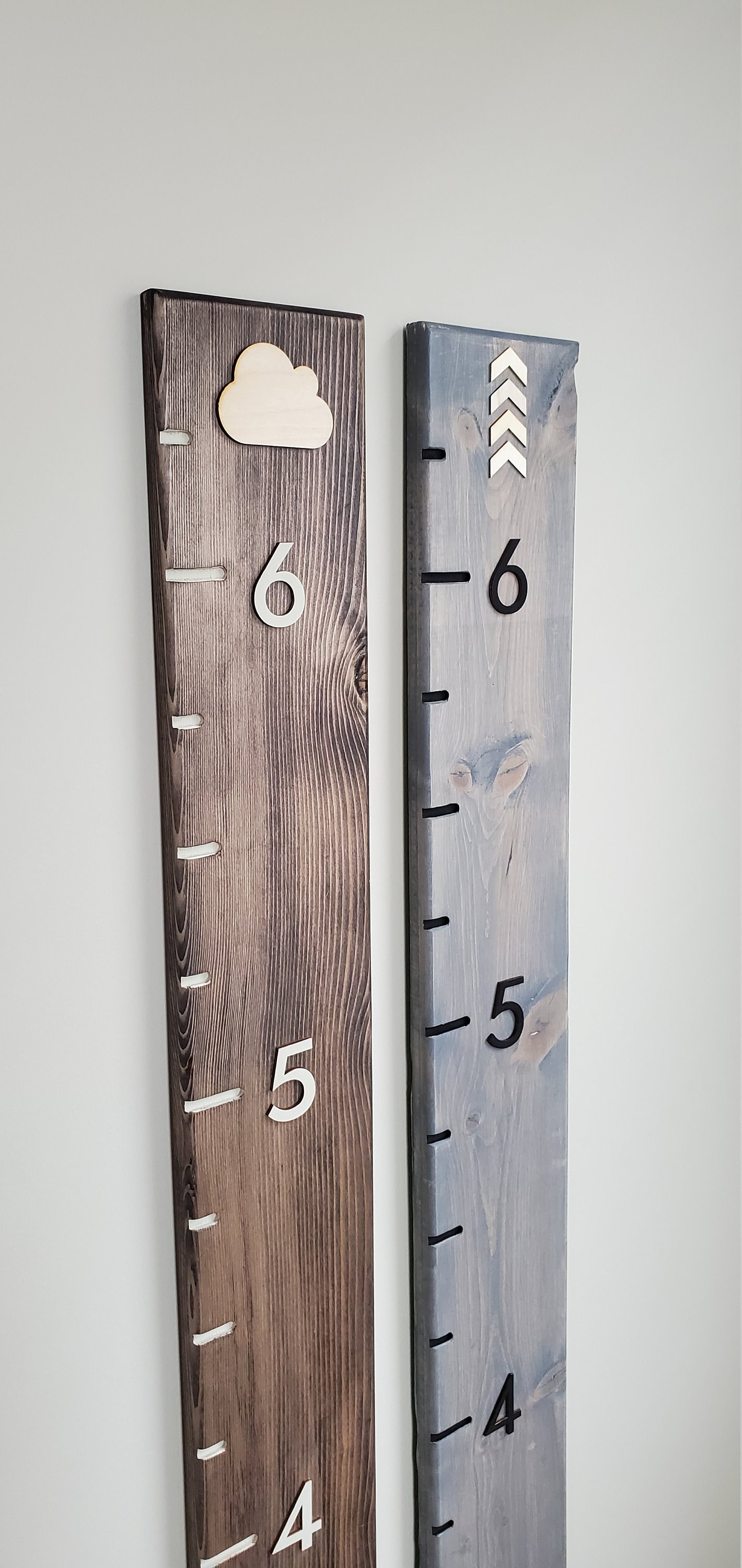 Rustic Wood Growth Chart Weathered Nursery Decor Wall | Etsy