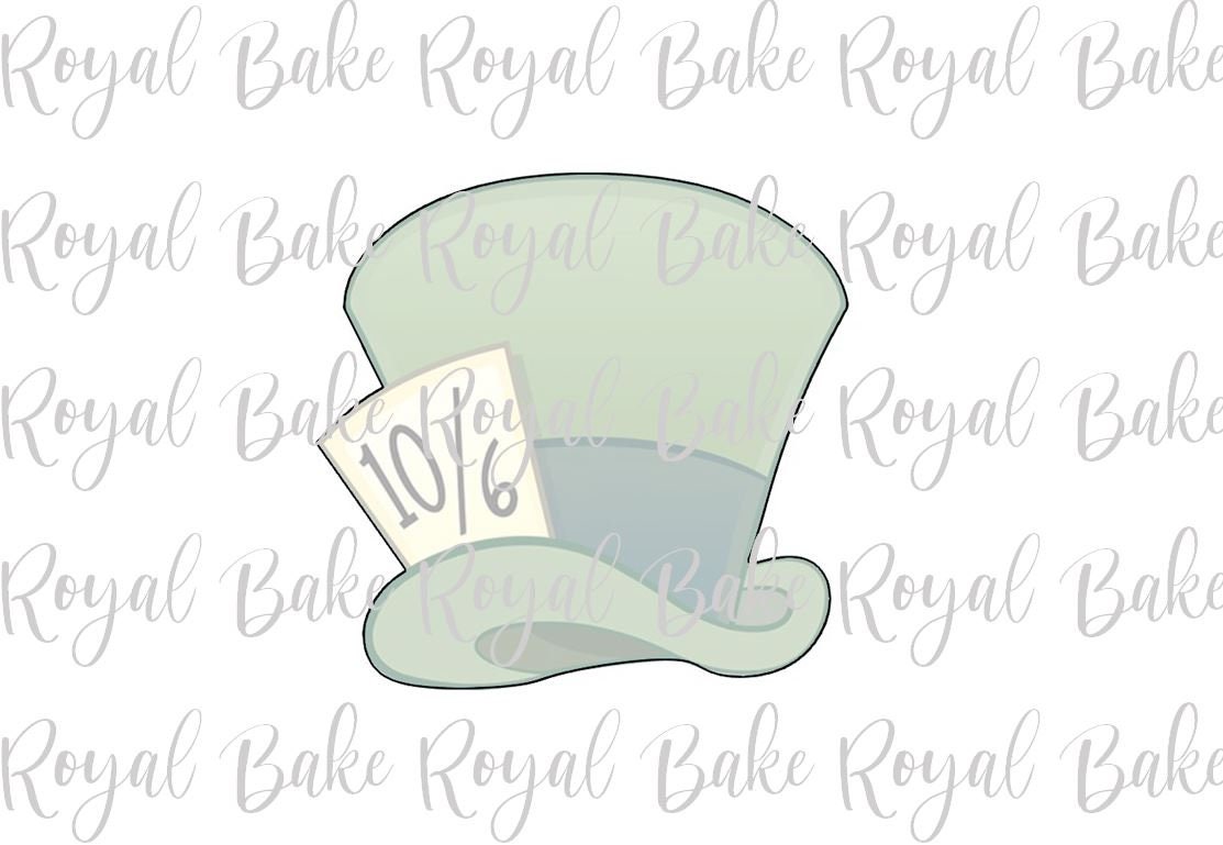 Mad Hatter Cookie Cutter Fondant Cutter Biscuit Cutter Etsy