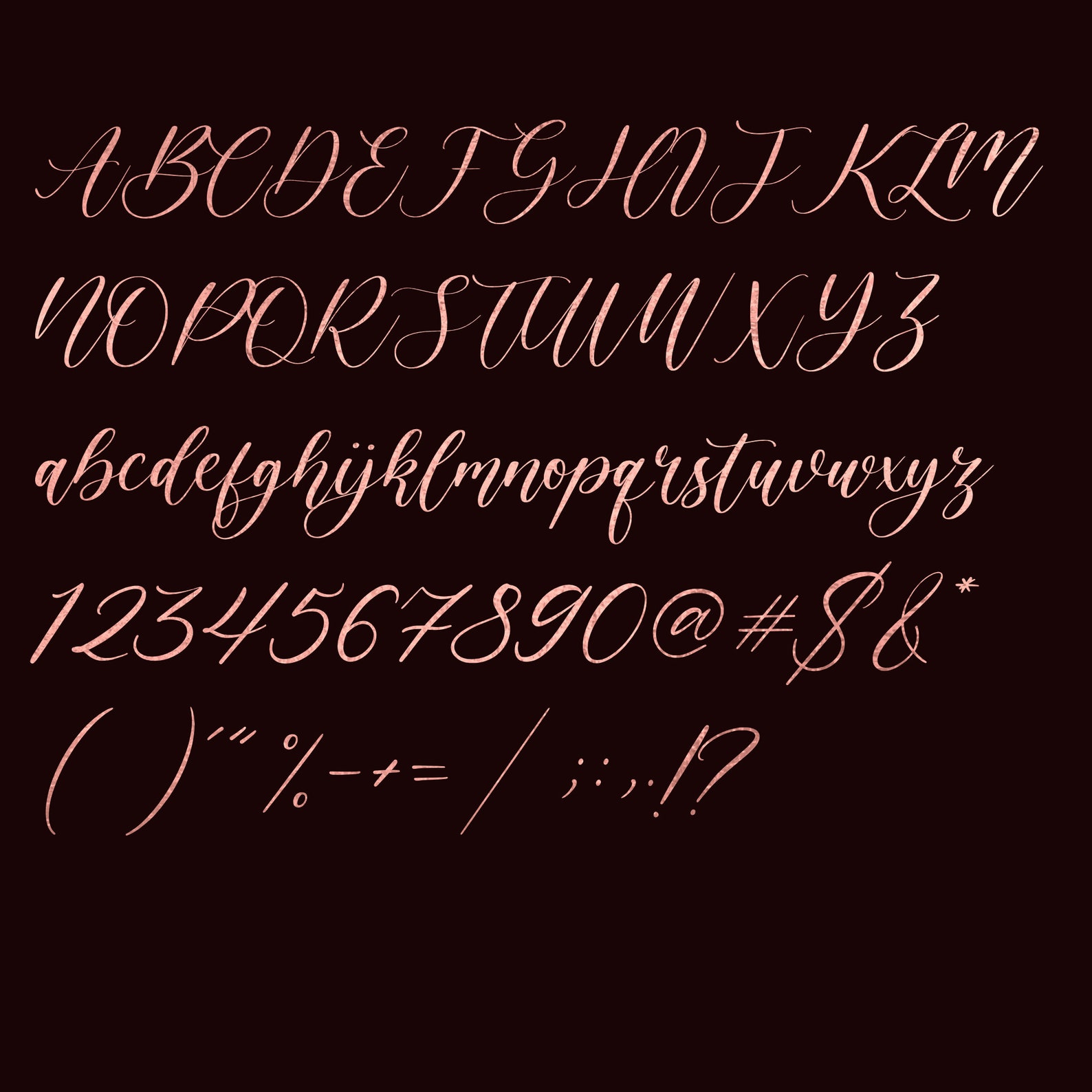 Rose Gold Alphabet PNG, Letter Clip Art PNG, PNG Letters, Rose Gold ...