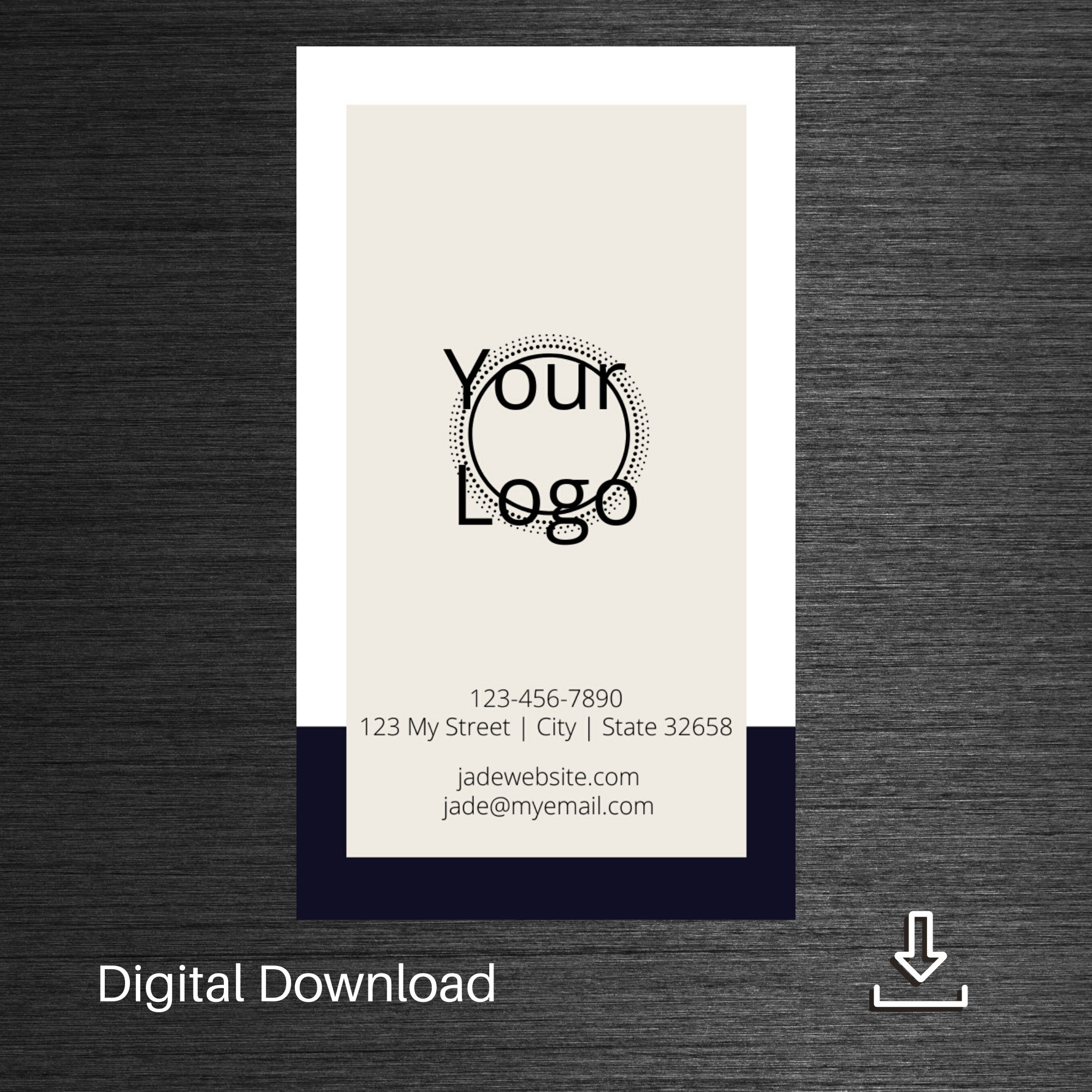Minimalist Business Card Design Printable Business Cards - Etsy