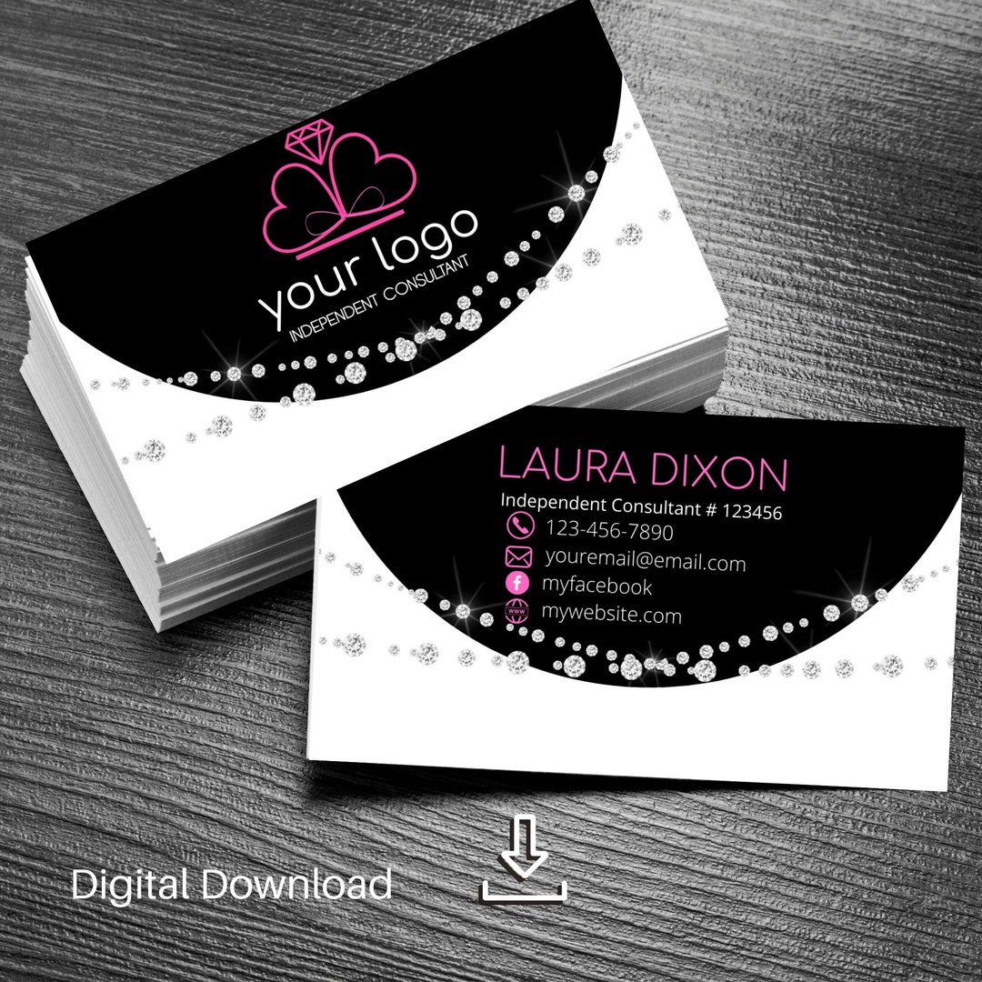 Jewelry Business Card Design, Paparazzi Business Card Design ...