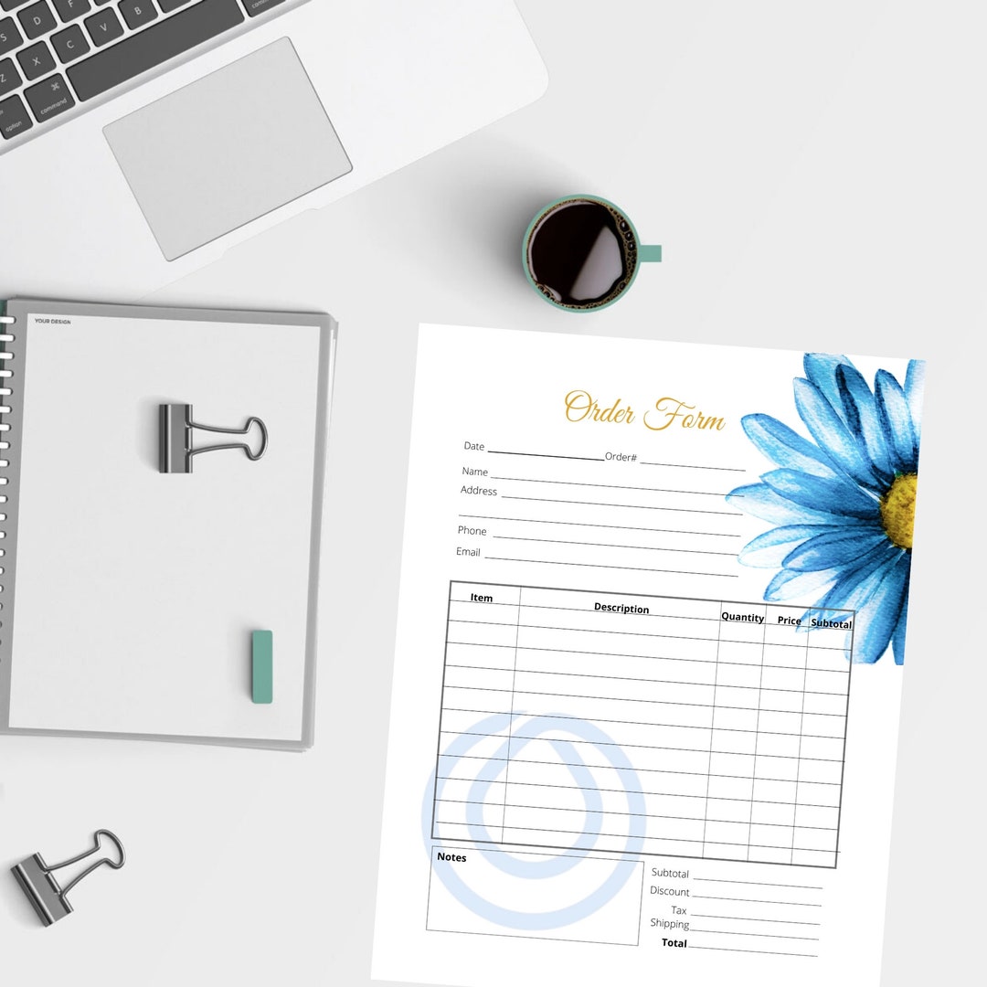 Monat Order Form Design, Order Form Design, Printable Order Form Design ...