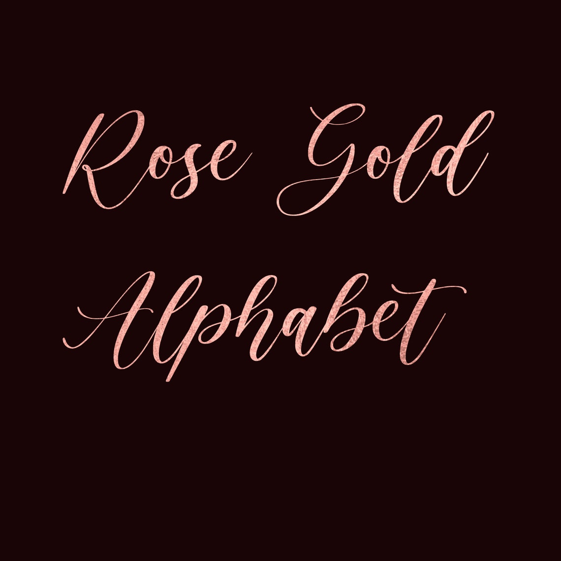 Rose Gold Alphabet PNG, Letter Clip Art PNG, PNG Letters, Rose Gold ...