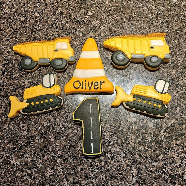Construction Cookies - Etsy