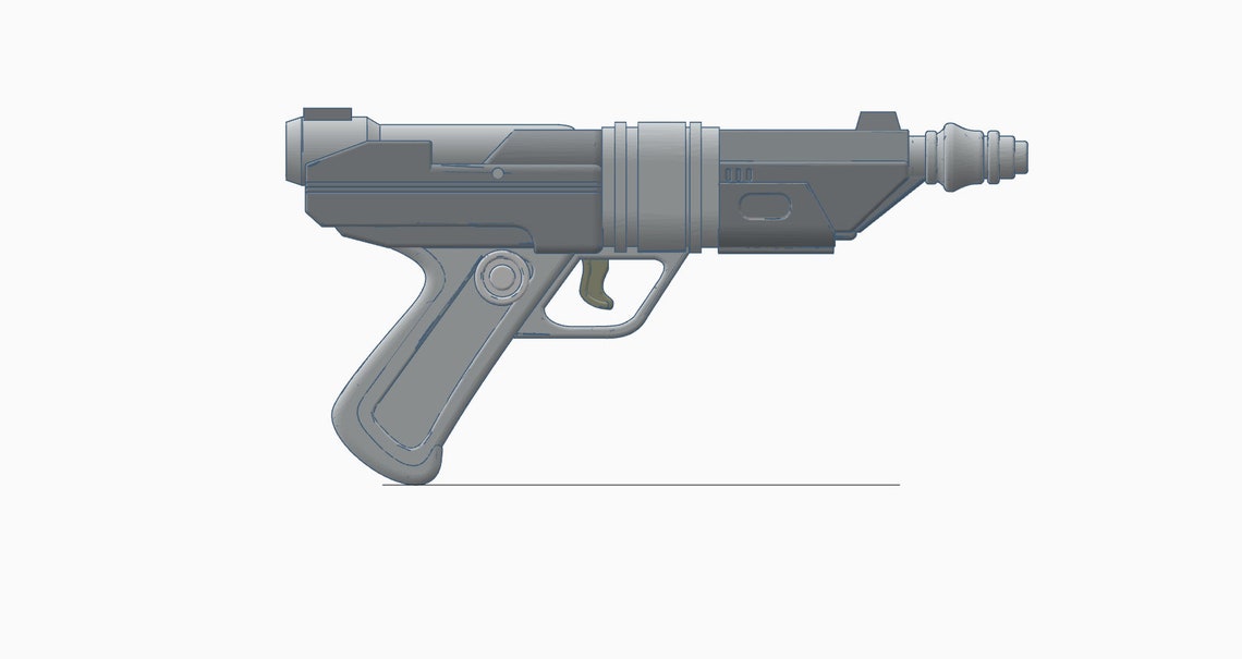 Fennec Shand Blaster the Bad Batch Version 3D Files Star - Etsy