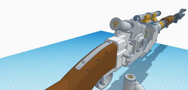 The Mandalorian Amban Pulse Rifle Star Wars Blaster 3D - Etsy México