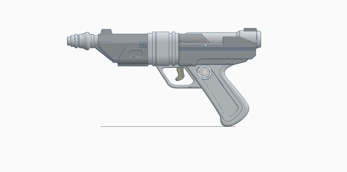 Fennec Shand Blaster the Bad Batch Version 3D Files Star - Etsy