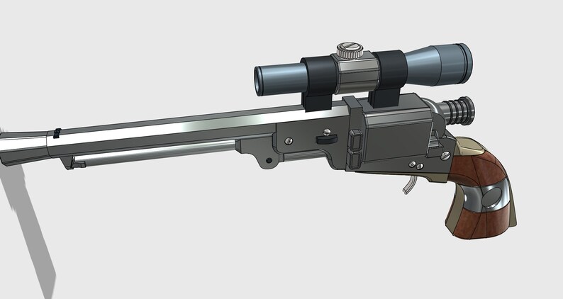 Cad Bane Blaster Book of Boba Fett Version 3D Files Star - Etsy