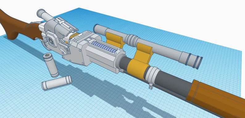The Mandalorian Amban Pulse Rifle Star Wars Blaster 3D - Etsy México