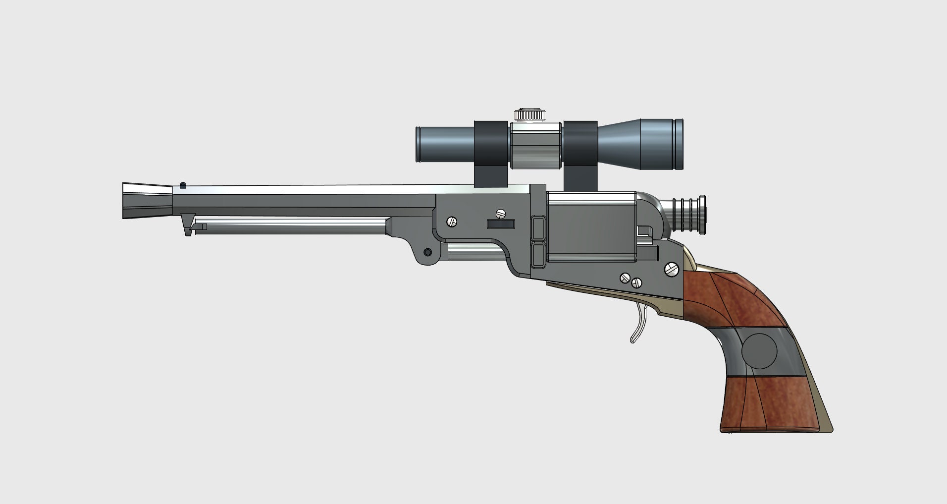 Cad Bane Blaster Book of Boba Fett version 3D files Star - Etsy México