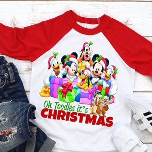 Mickey Mouse Clubhouse Christmas Shirt Kid's Mickey Mouse Christmas T ...