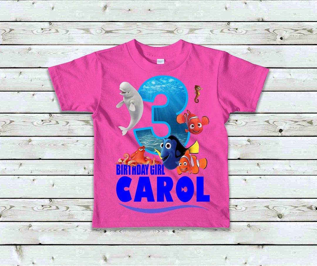 Finding Dory Birthday Shirt Finding Nemo Birthday Shirt Finding Dory ...