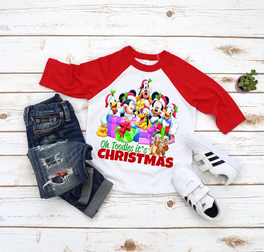 Mickey Mouse Clubhouse Christmas Shirt Kid's Mickey Mouse Christmas T ...