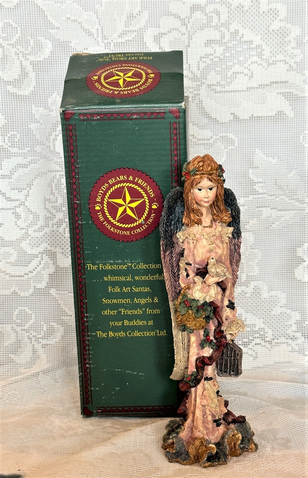 Collectible Vintage BOYDS FOLKSTONE COLLECTION Ltd. Handmade Folk Art ...