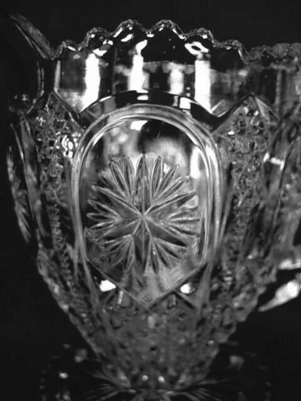 Collectible Vintage / Antique EAPG Pressed Glass Footed - Etsy