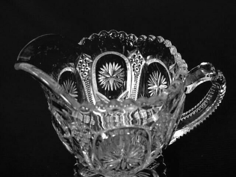 Collectible Vintage / Antique EAPG Pressed Glass Footed - Etsy