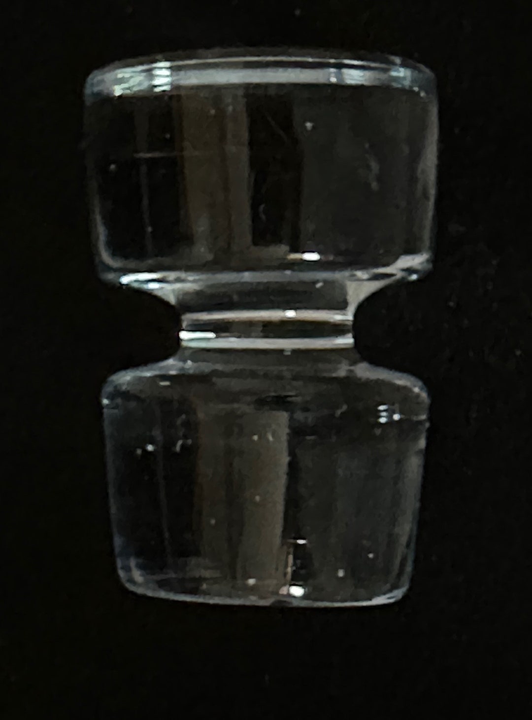 Impressive Collectible Vintage Solid Glass STOPPER / Lid for Wine ...