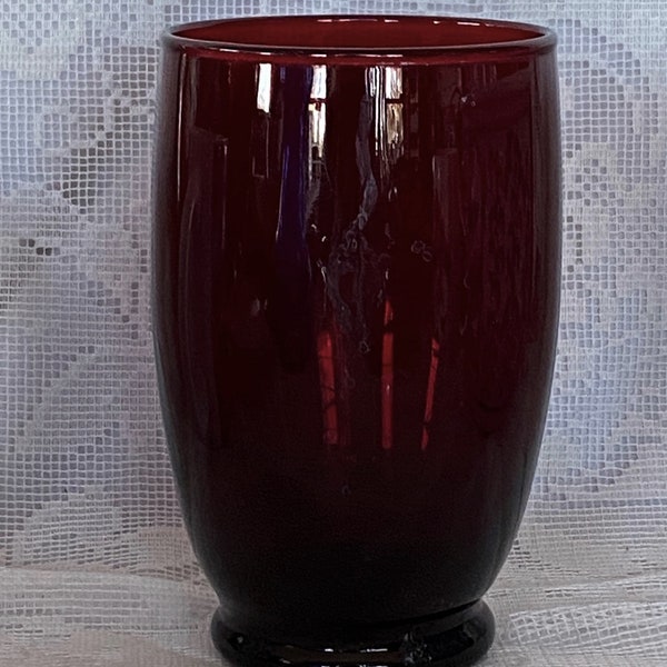 Red Depression Glass - Etsy