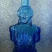 Collectible Vintage WHEATON Turquoise Blue Glass GEORGE WASHINGTON ...
