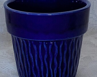 Cobalt Blue Planter | Etsy